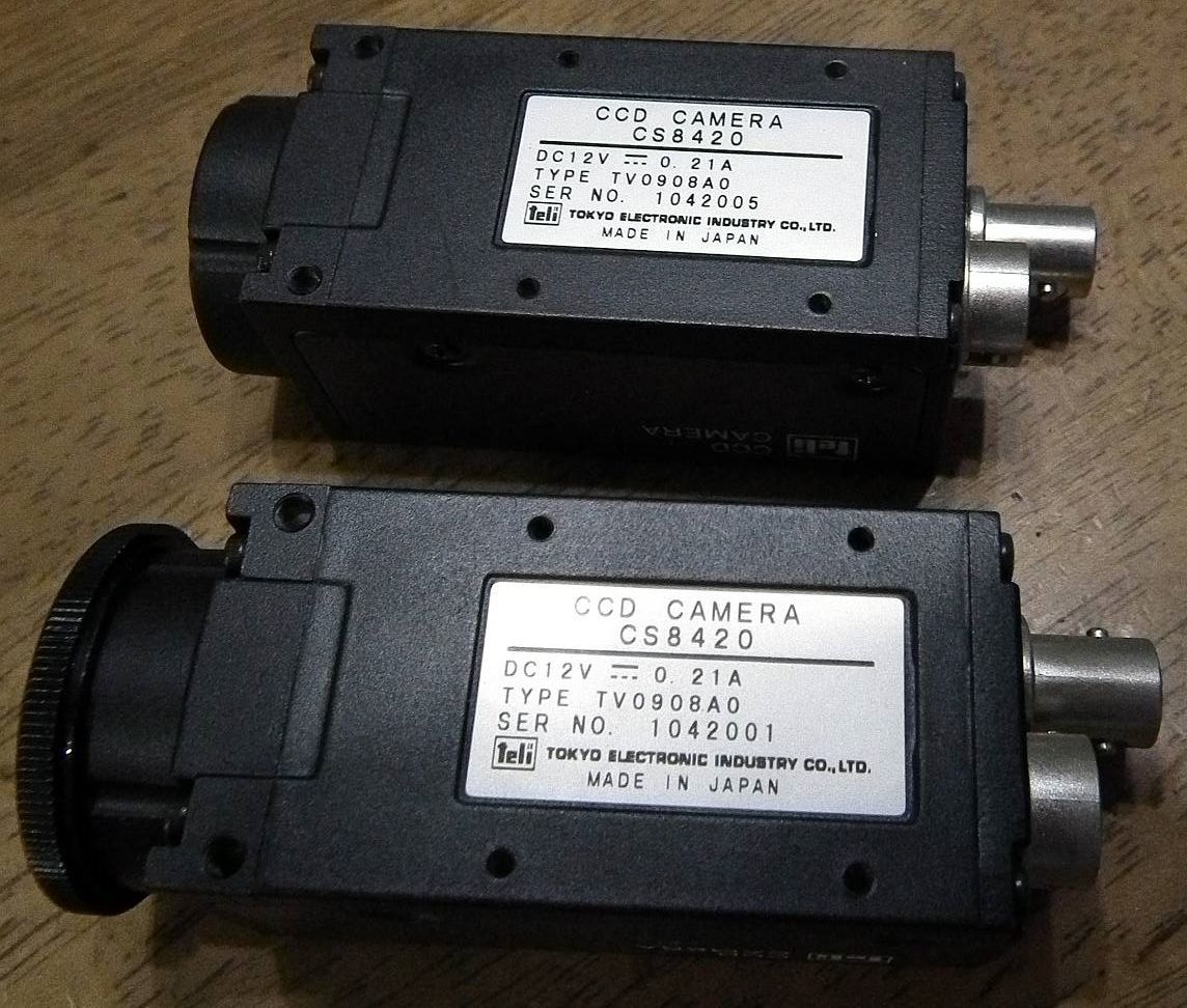 【傷や汚れあり】Teli CCDカメラ CS8420 2台の落札情報詳細 - ヤフオク落札価格検索 オークフリー