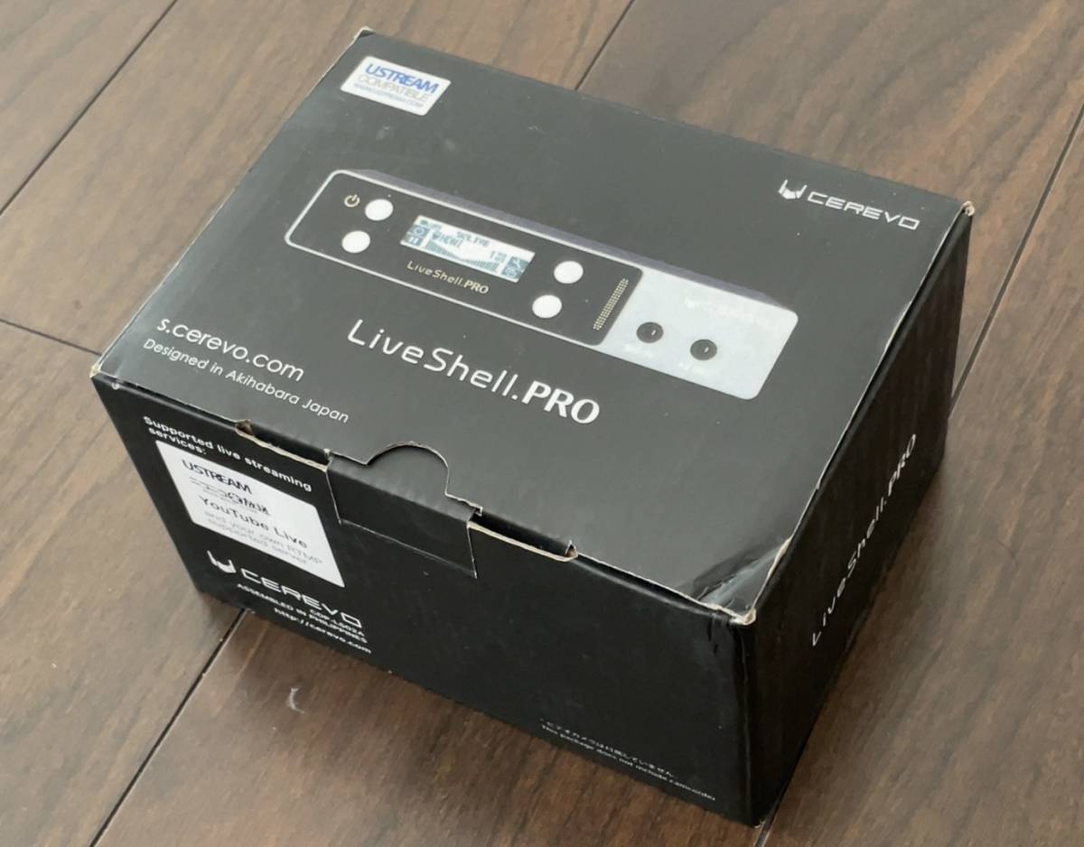 【やや傷や汚れあり】CEREVO LiveShell.PRO 動画配信機器 RCAジャック入力対応の落札情報詳細 - ヤフオク落札価格検索 オークフリー