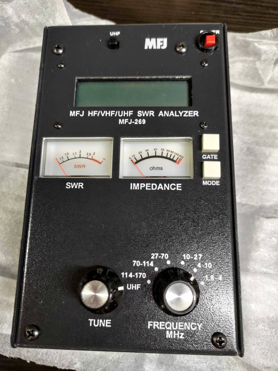 【傷や汚れあり】現状品 MFJ-269 アンテナアナライザー SWR HF/VHF/UHF・ ANALYZER / RFアナライザの落札情報 ...
