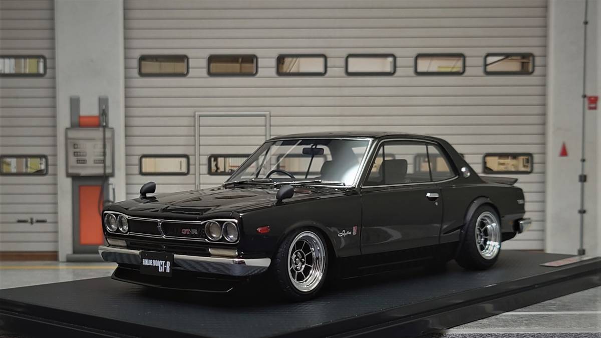 【目立った傷や汚れなし】イグニッションモデル : IG0358 1/18 ニッサン スカイライン Nissan Skyline 2000 GT ...