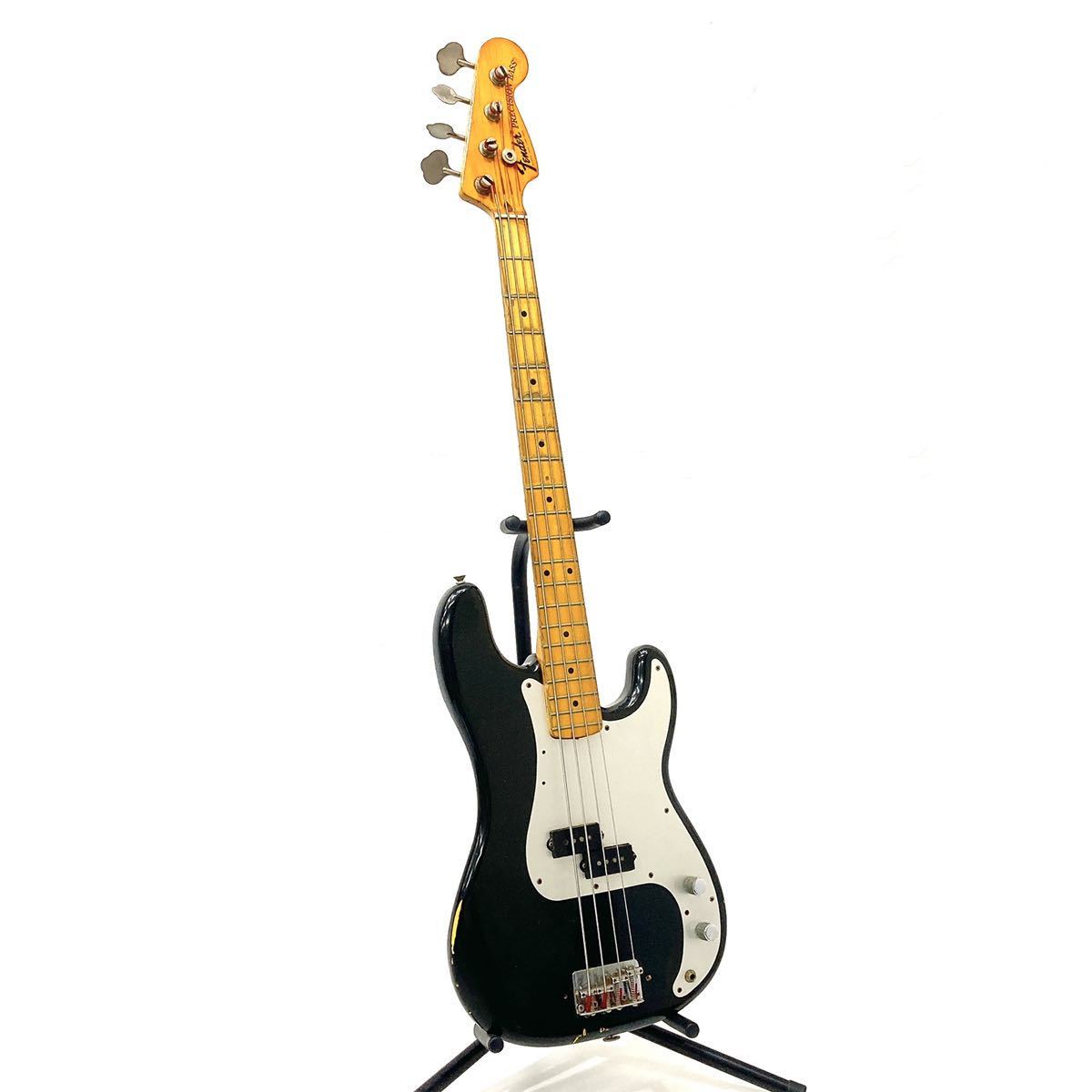 【傷や汚れあり】Fender フェンダー Precision Bass プレジションベース ブラック USA製 ハードケース付き alpひ0820の落札情報詳細 - ヤフオク落札価格検索 オークフリー