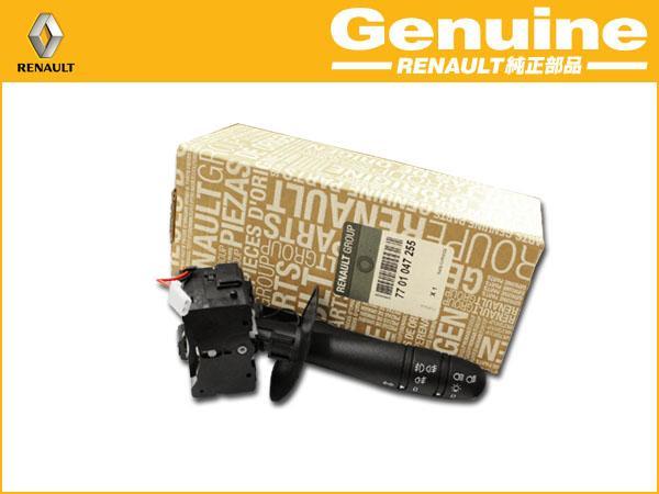 【未使用】ルノー 純正 ルーテシア GF-BK7M ステアリングコラム ヘッドライト ウインカー レバー スイッチ純正品番7701047255 ...