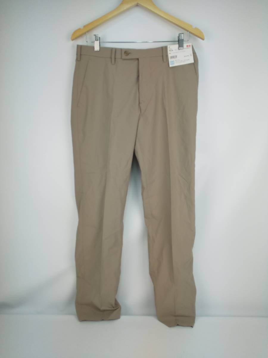 【未使用】★☆未使用 タグ付 ユニクロ UNIQLO 感動パンツ ウルトラライト コットンライク W79 L76 ベージュ 商管：UQ-38☆★の落札情報詳細 - ヤフオク落札価格情報 オークフリー