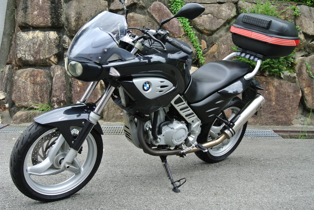 【目立った傷や汚れなし】BMW F650CS 車検令和5年4月まで MGP製マフラー H.I.D.ライト ETC内蔵 OPタンクバック 大型 ...