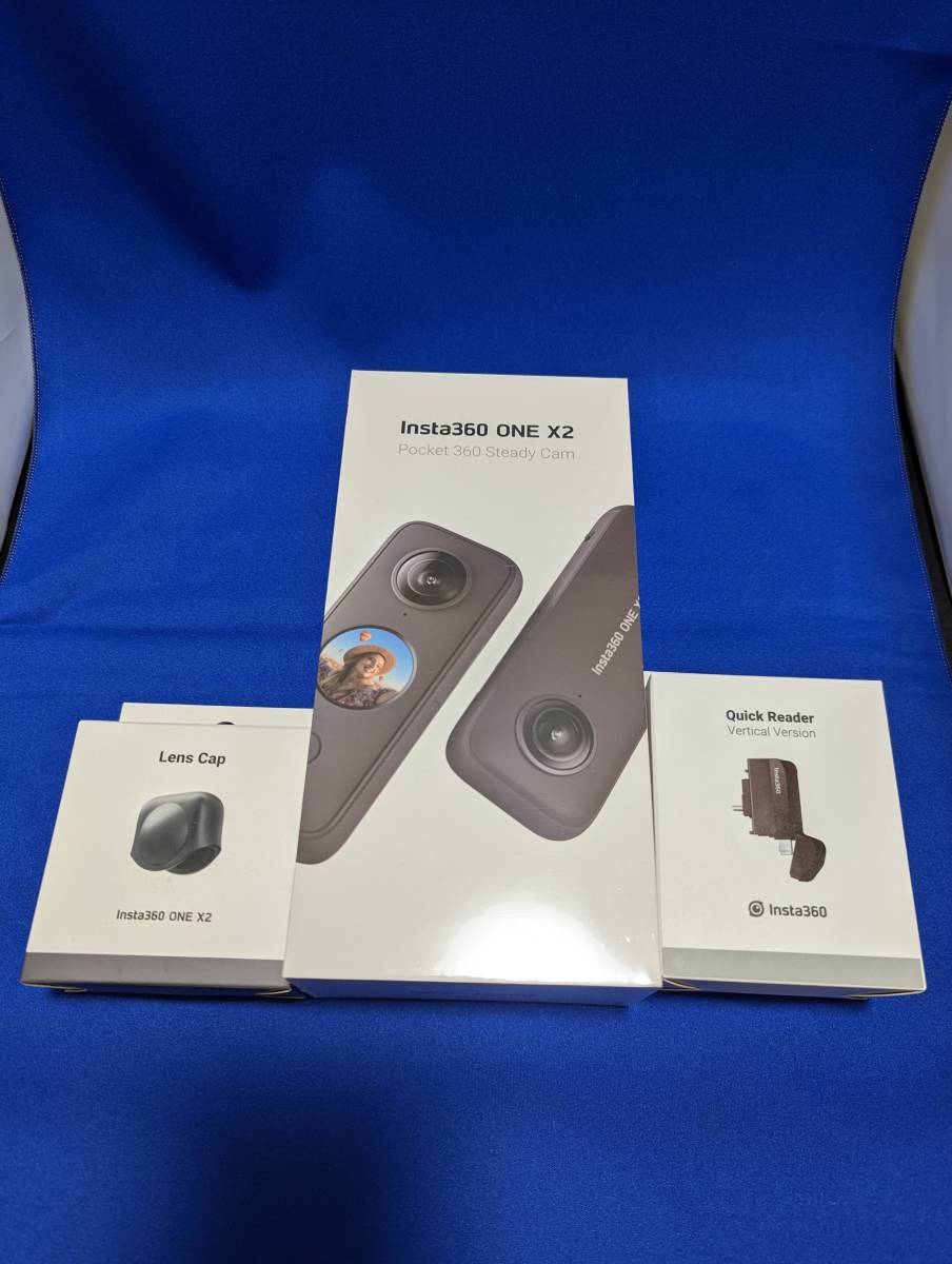 【未使用】未開封 新品 Insta360 ONE X2 + Insta360 クイックリーダー Quick Reader + Lens Capの落札情報詳細 - ヤフオク落札価格検索 オークフリー