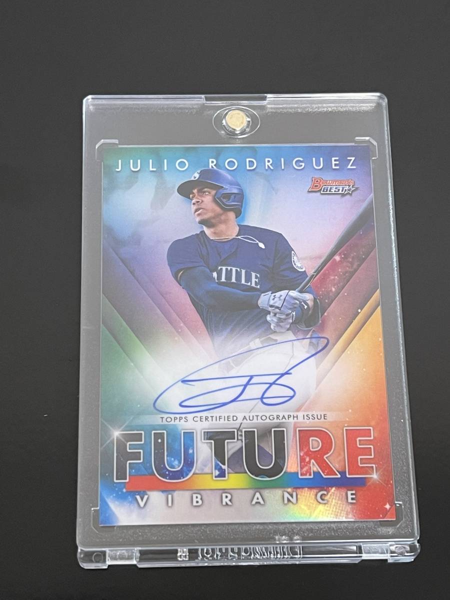 【未使用】2021 Bowman’s Best | Julio Rodriguez Future Vibrance Auto #/150 Mariners フリオ・ロドリゲスの落札情報詳細 ...