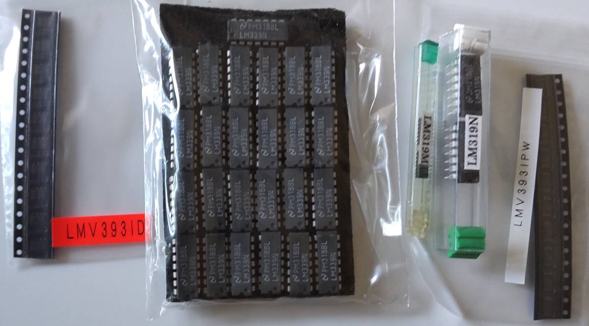 【未使用】長期保管品 コンパレータ LM319 / LM339 / LMV393の落札情報詳細 - ヤフオク落札価格検索 オークフリー