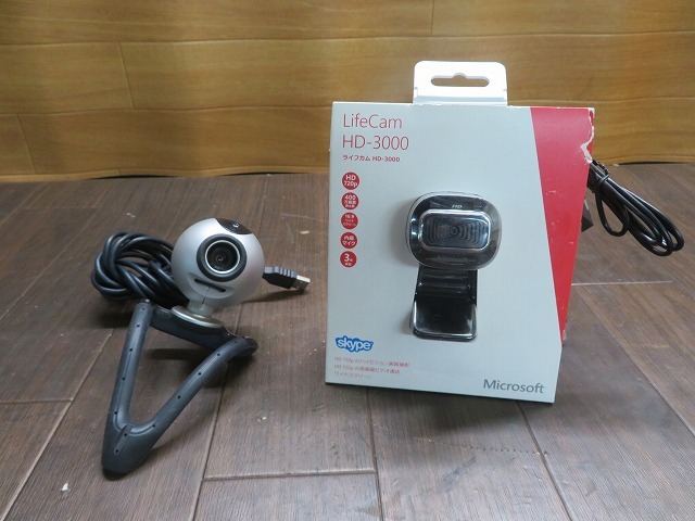 【やや傷や汚れあり】A☆LifeCam ライフカムHD-3000 Logitech Microsoft PC用カメラ Skype 現状品の落札 ...