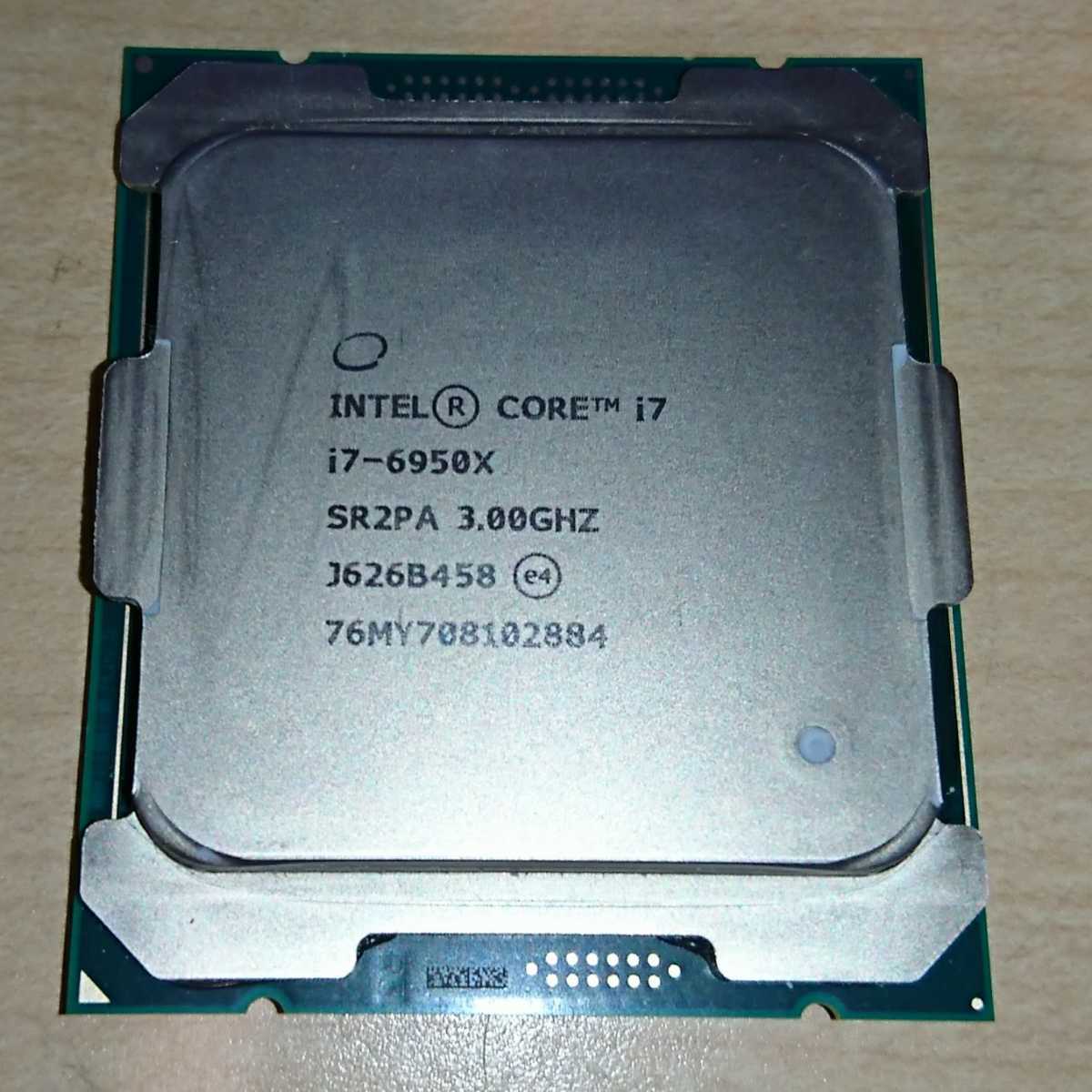 【やや傷や汚れあり】Intel Core i7 6950X LGA2011-3 Broadwell-E/EP 動作確認品 (M90711) の ...