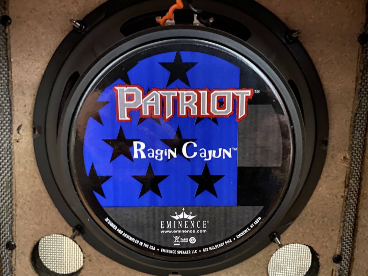 【やや傷や汚れあり】EMINENCE / RAGIN CAJUN（10inch/8Ω）スピーカー搭載 Ken Jourdan小型キャビネットの ...