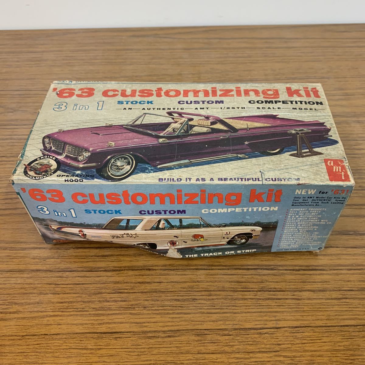 【傷や汚れあり】《青A109》amt '63 customizing kit プラモデル 車の落札情報詳細 - ヤフオク落札価格検索 オークフリー