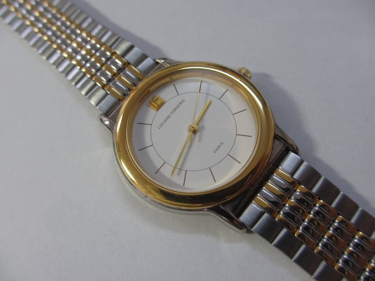 【やや傷や汚れあり】 LUCIANO FORNERIS PARIS Eco-Drive by CITIZEN B230-K13549 CK の落札情報詳細| ヤフオク落札価格情報 オークフリー