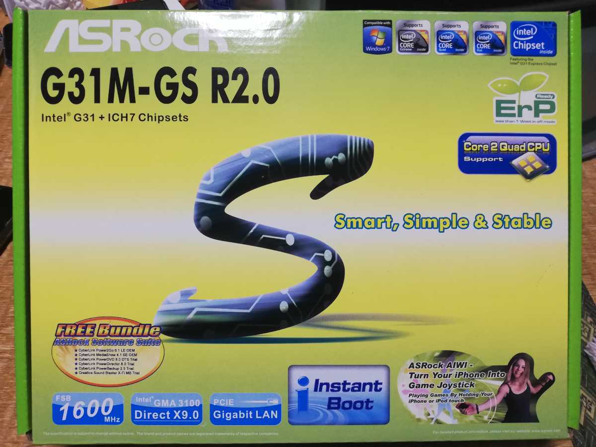 【未使用】ASRock G31M-GS R2.0 Micro-ATXの落札情報詳細 - ヤフオク落札価格検索 オークフリー