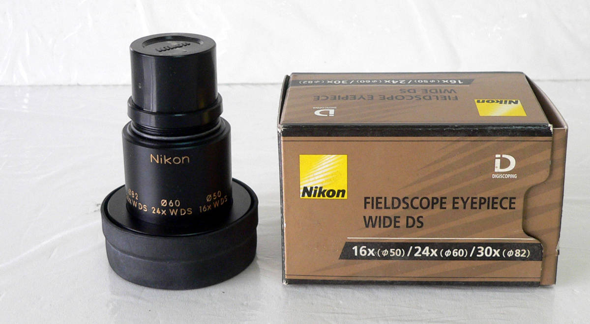 【傷や汚れあり】★ 中古 / Nikon FIELDSCOPE EYEPIECE WIDE DS 30x 24x 16x フィールドスコープ ...