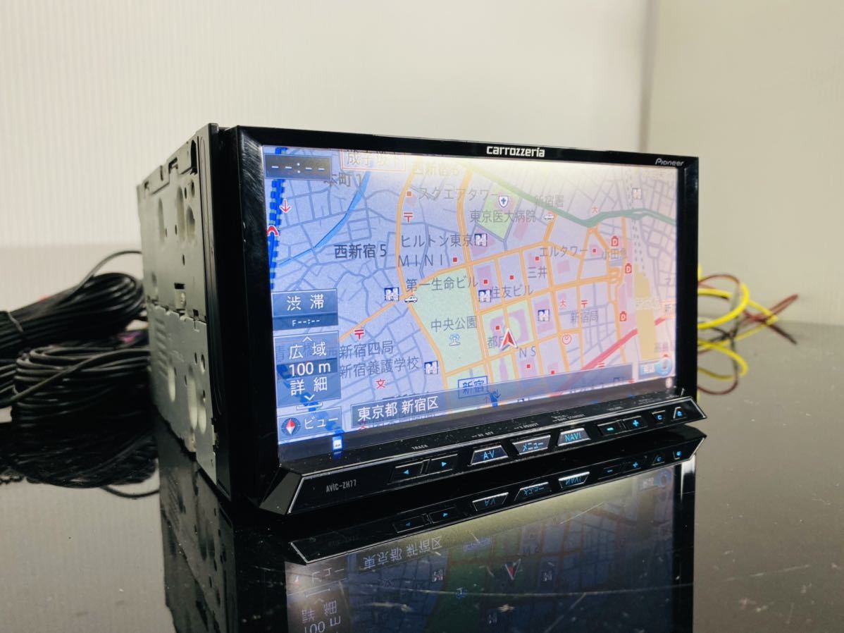 【やや傷や汚れあり】AVIC-ZH77 カロッツェリア 2021年 オービス 光ビーコン 4chフルセグTV Bluetoothオーディオ CD→HDD録音 新品フィルムアンテナ 送料無料の ...