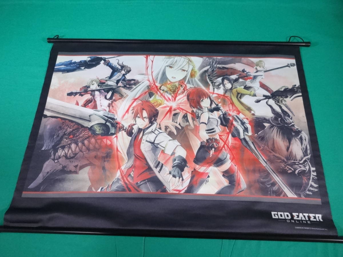 【やや傷や汚れあり】08/P238★キービジュアル B2タペストリー 「GOD EATER ONLINE：ゴットイーター オンライン」★中古品の落札情報詳細 - ヤフオク落札価格検索 オークフリー