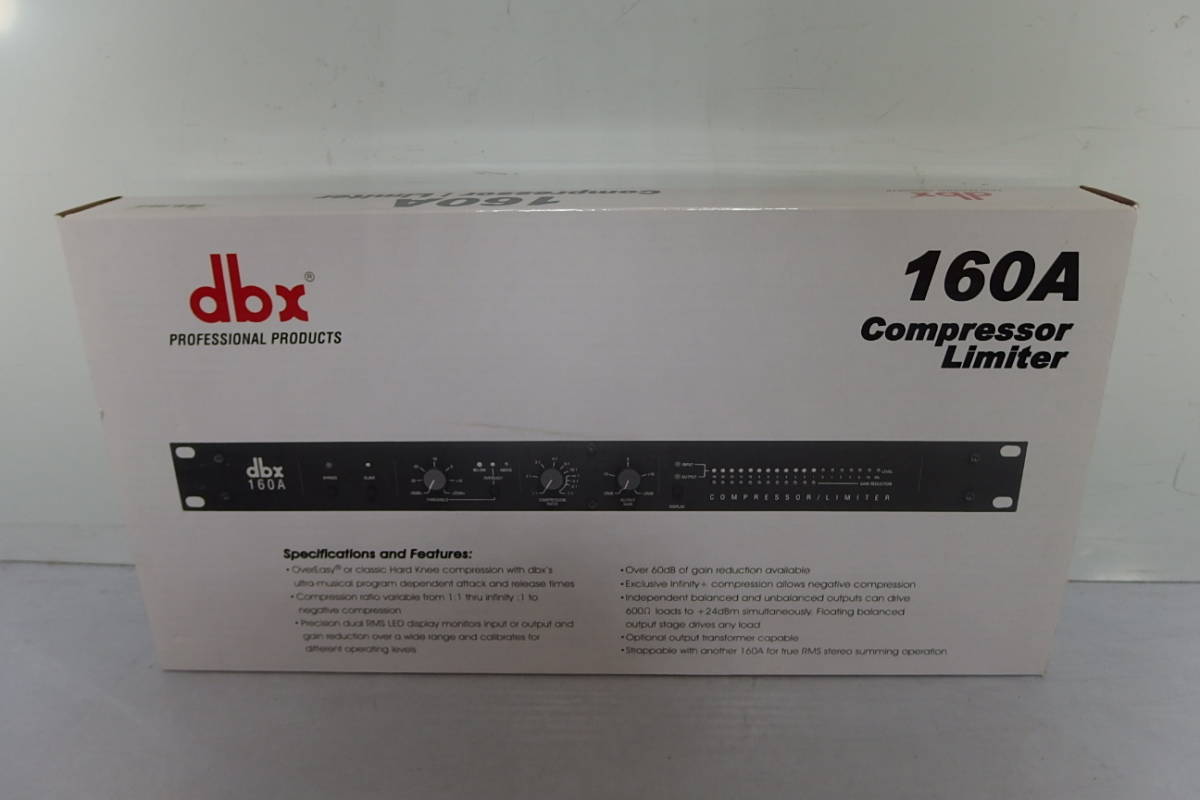 【未使用】 未使用 dbx(ディービーエックス) 160A Compressor/Limiter コンプレッサー/リミッター ...