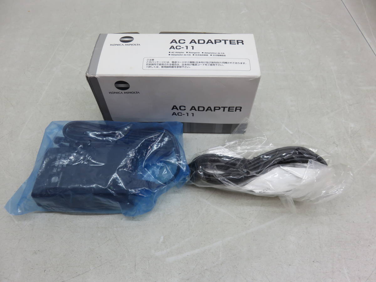 【未使用】KONICA MINOLTA ミノルタカメラ用ACアダプター AC-11 純正 未使用品 の落札情報詳細| ヤフオク落札価格情報 ...