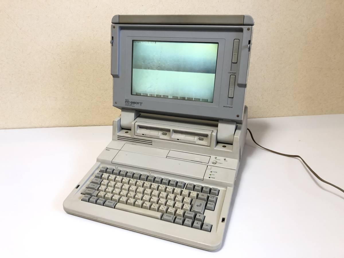 【全体的に状態が悪い】11.5.1希少品【NEC】パーソナルコンピュータ PC-9801T model W5☆彡ジャンク品の落札情報詳細 ...