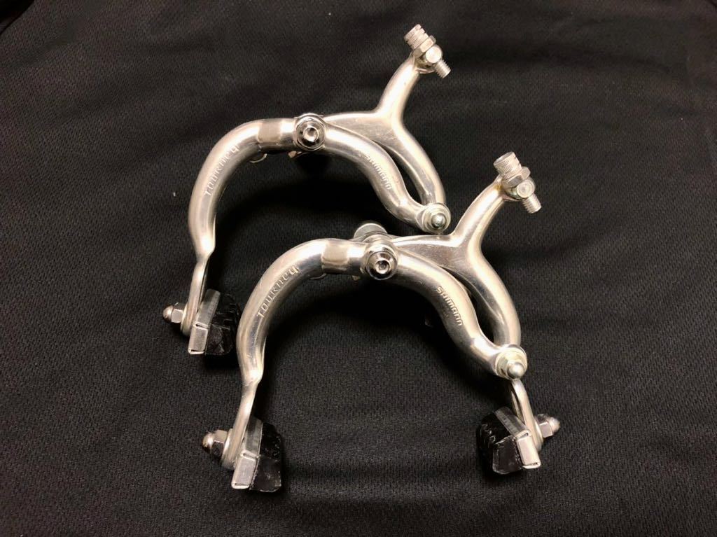 【未使用】NOS OLD BMX shimano tourney ブレーキ ロングアーチ MX brake MTB 88s kuwahara ...