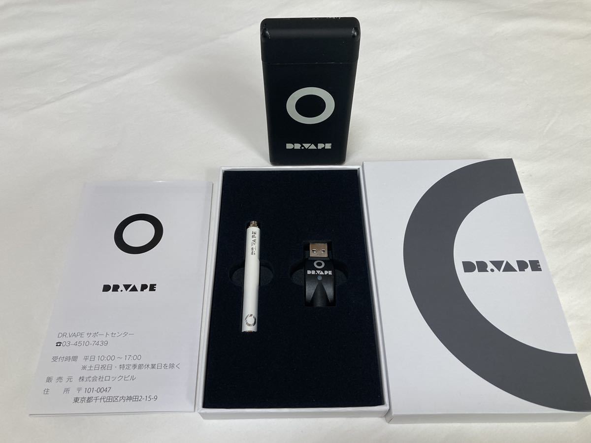 【傷や汚れあり】【中古 DR.VAPE ドクターベイプ 本体(バッテリー)、USBアダプタ、ケース】電子タバコ の落札情報詳細| ヤフオク落札価格情報 オークフリー