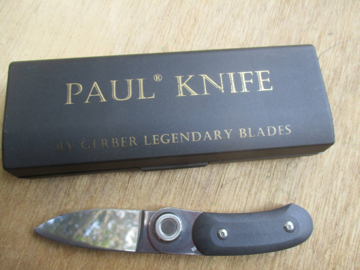 【傷や汚れあり】ナイフ 折り畳み ガーバー GERBER ポールナイフ PAUL KNIFEの落札情報詳細 - Yahoo!オークション落札価格検索 オークフリー