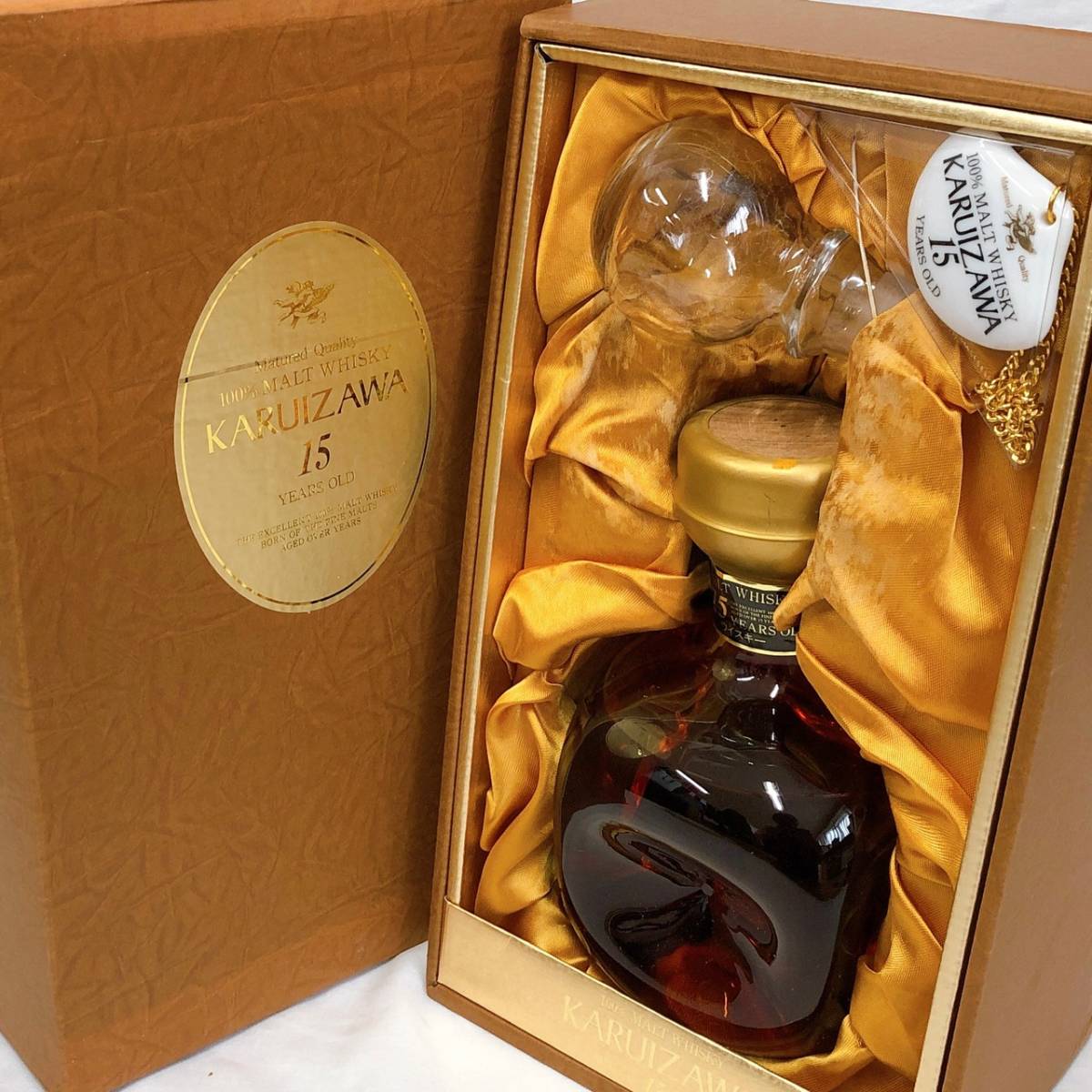 【やや傷や汚れあり】未開栓 Mercian メルシャン 軽井沢 15年 100％モルト ウイスキー 720ml 43％ 元箱 替え栓 古酒⑤1799-1 の落札情報詳細| ヤフオク落札価格情報 ...