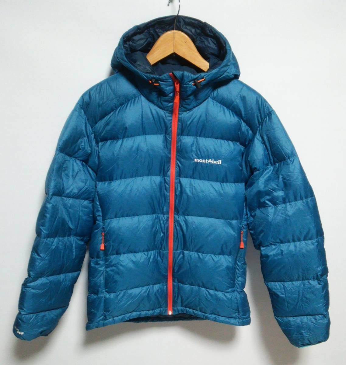 【目立った傷や汚れなし】mont-bell モンベル “800フィルパワー・EXダウン” 超軽量 ライトアルパインダウンパーカ ダウン ...