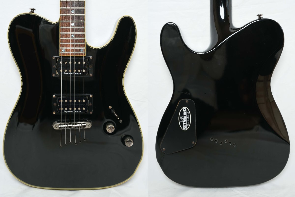 【傷や汚れあり】★SCHECTER★Blackjack PT TELECASTER BLACK テレキャスター 2003年製 シェクター ...