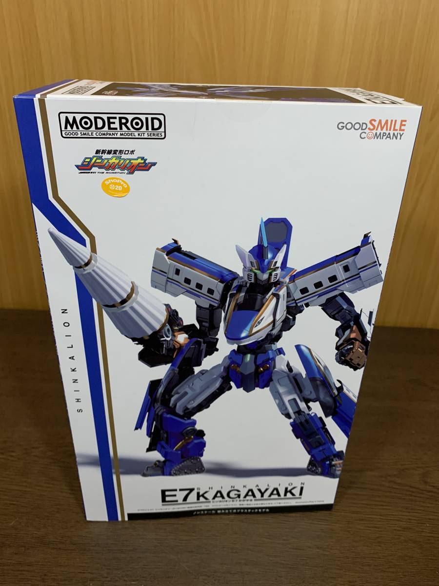 【未使用】34) MODEROID シンカリオンE7 かがやき 新幹線変形ロボ シンカリオンの落札情報詳細 - ヤフオク落札価格検索 オークフリー