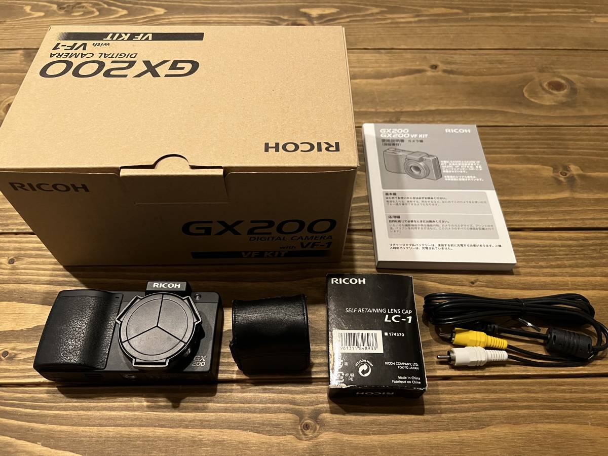 【目立った傷や汚れなし】【美品｜1円スタート】RICOH GX200 VF KIT＋自動開閉式レンズキャップの落札情報詳細 - ヤフオク落札 ...