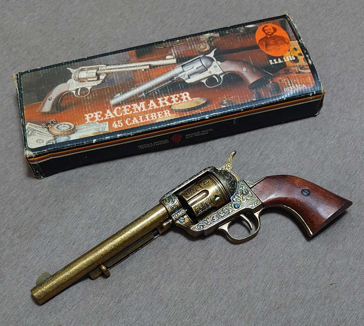 【傷や汚れあり】 602162*12 DENIX/デニックス・PEACEMAKER 45 CALIBER U.S.A. 1886 SAA ...