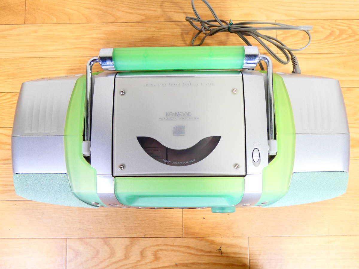 【傷や汚れあり】KENWOOD ケンウッド MDX-F3 ラジカセ CD/MD/TAPE /AM/FM 音響機器 オーディオ ※ジャンク ...