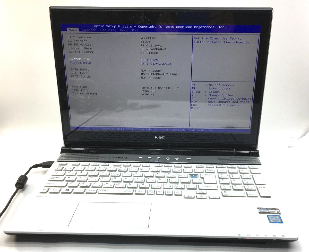 【傷や汚れあり】NT: NEC NS760/E Corei7-6567U 3.3GHz /4GB ブルーレイ 無線ノート ジャンクの落札情報詳細 - Yahoo!オークション落札価格検索 オークフリー