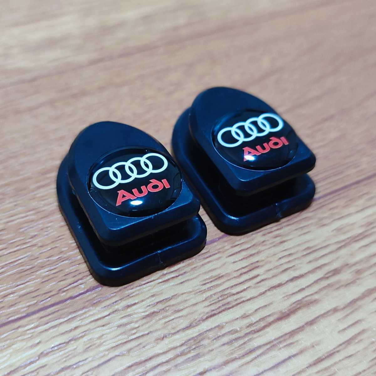 【未使用】アウディ アクセサリーフック 2個セット 車内便利グッズ Audi S-line RS A1 A3 A4 B5 B6 B7 B8 ...