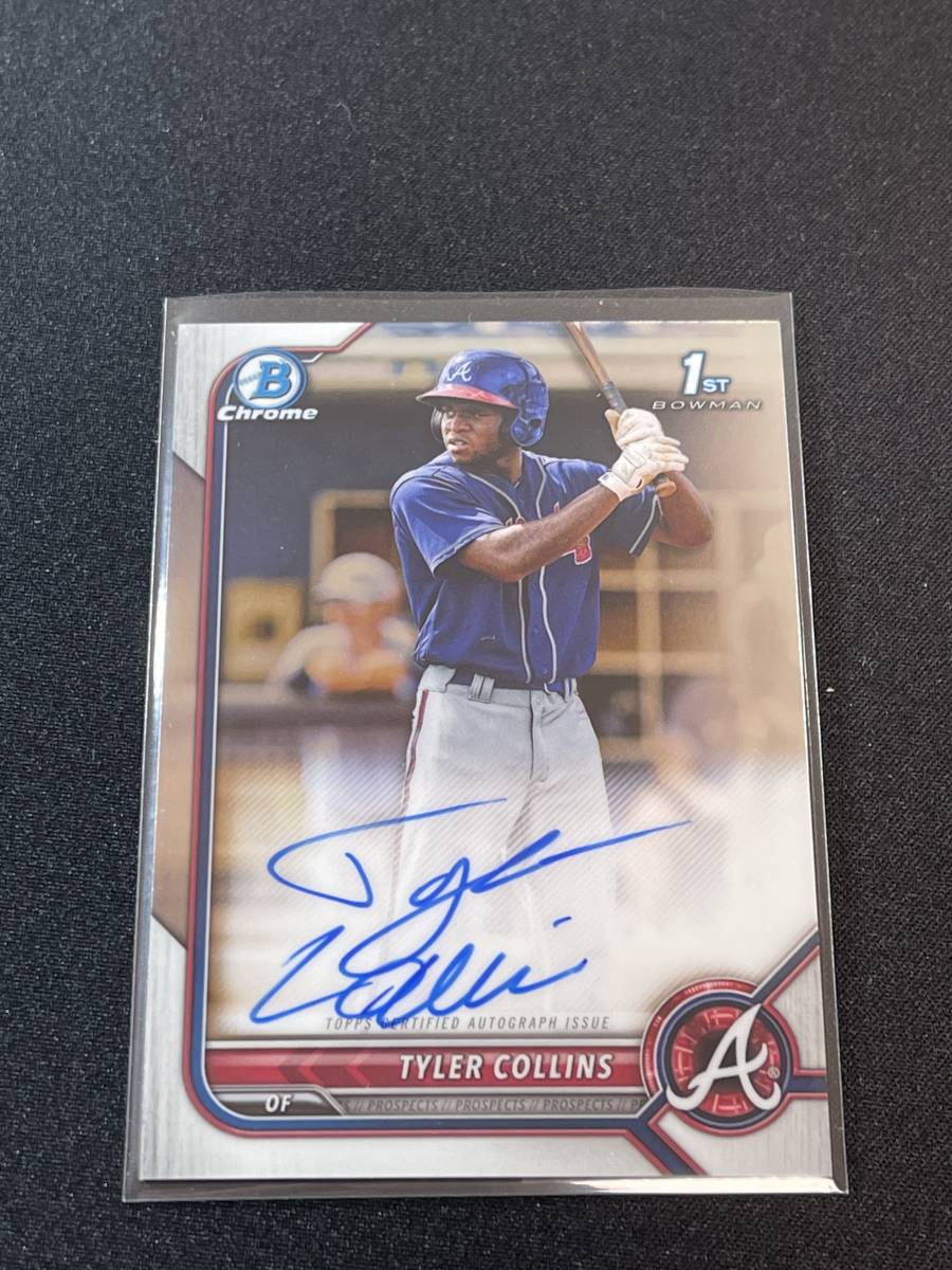 【未使用】Tyler Collins / 2022 Bowman Chrome 1st Auto の落札情報詳細| ヤフオク落札価格情報 オークフリー