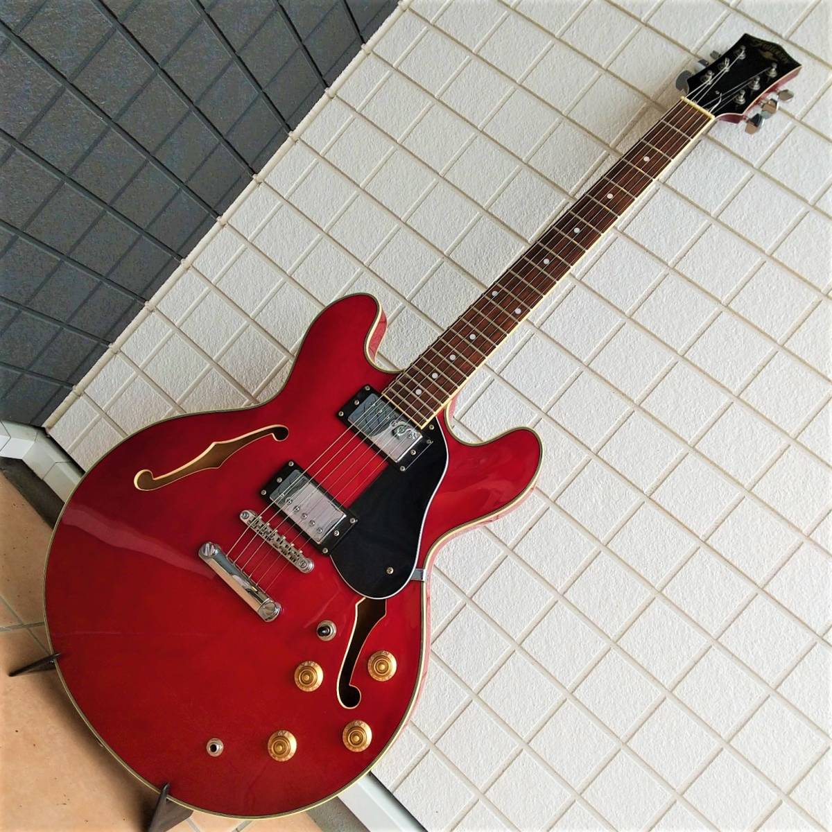 【目立った傷や汚れなし】 Fullerton ES 335 セミアコ セミアコースティック Gibson ギブソン Epiphone ...