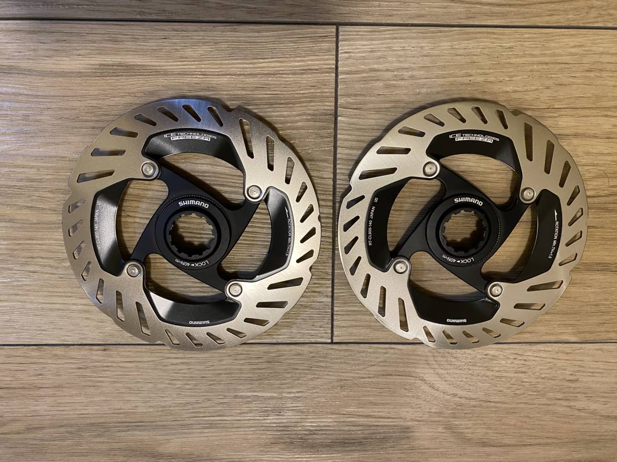 【未使用に近い】シマノ ディスクブレーキローター RT-CL900 140mm 2つセット SHIMANO DISC BRAKE ROTORの ...