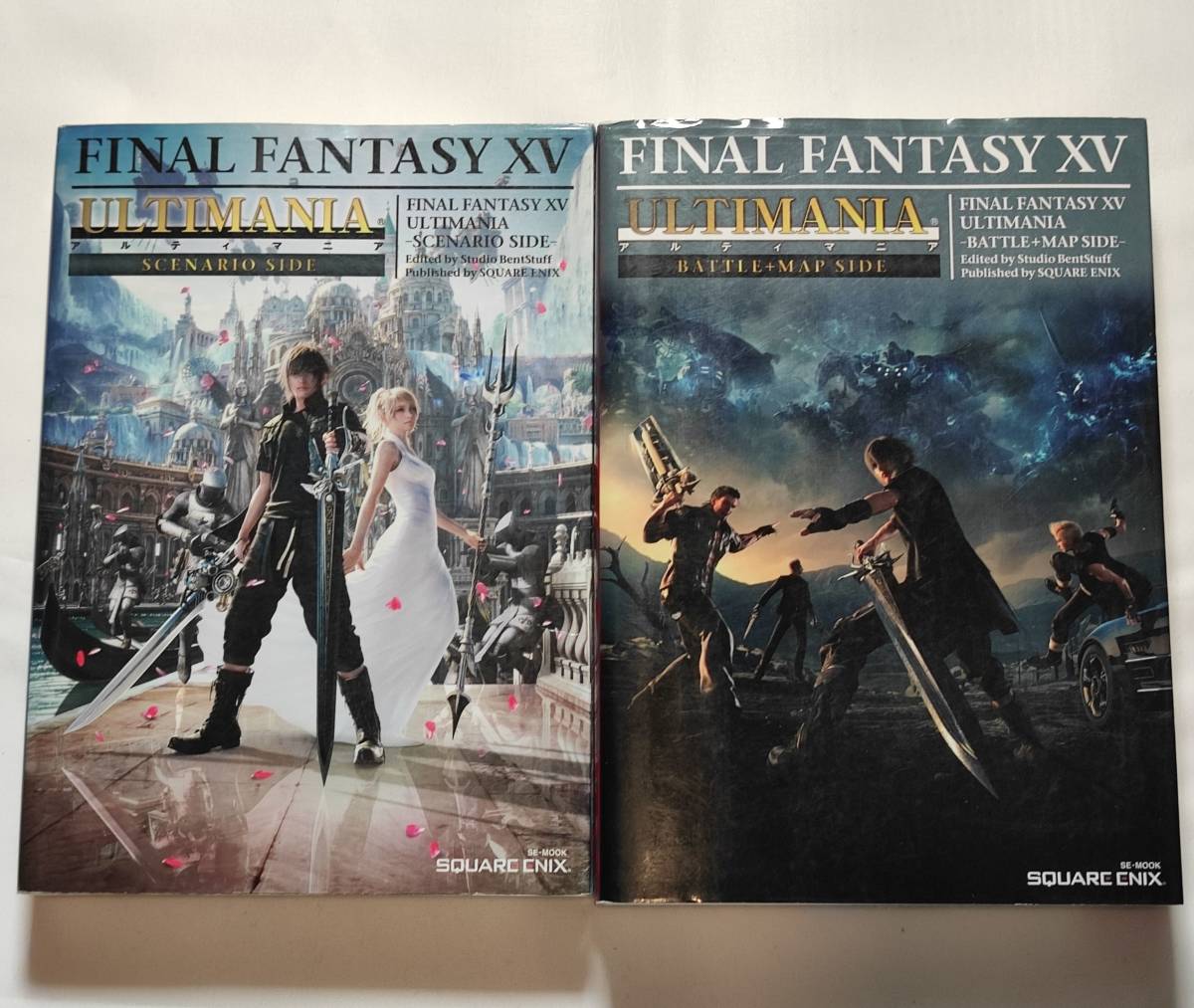 【傷や汚れあり】PS4攻略本[ファイナルファンタジー15/XV アルティマニア2冊セット シナリオSIDE・バトル+マップSIDE]即決の落札情報詳細 - ヤフオク落札価格検索 オークフリー