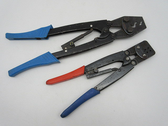 【傷や汚れあり】★sz0291 圧着工具 2点セット DENSAN（DC-22） LOBSTER（AK-112） デンサン ロブスター ワイヤーストリッパー ハンドプレス★の落札情報詳細 ...
