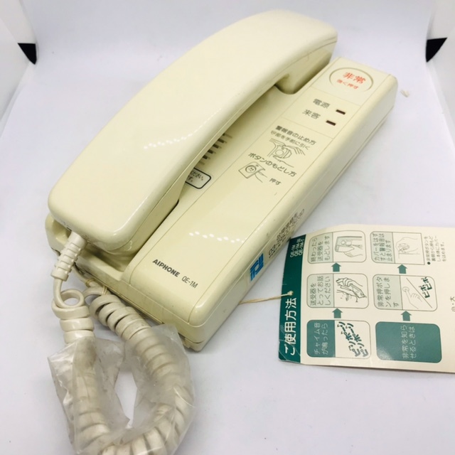 【傷や汚れあり】AIPHONE QE-1M ドアホン アイホン株式会社の落札情報詳細 - ヤフオク落札価格検索 オークフリー