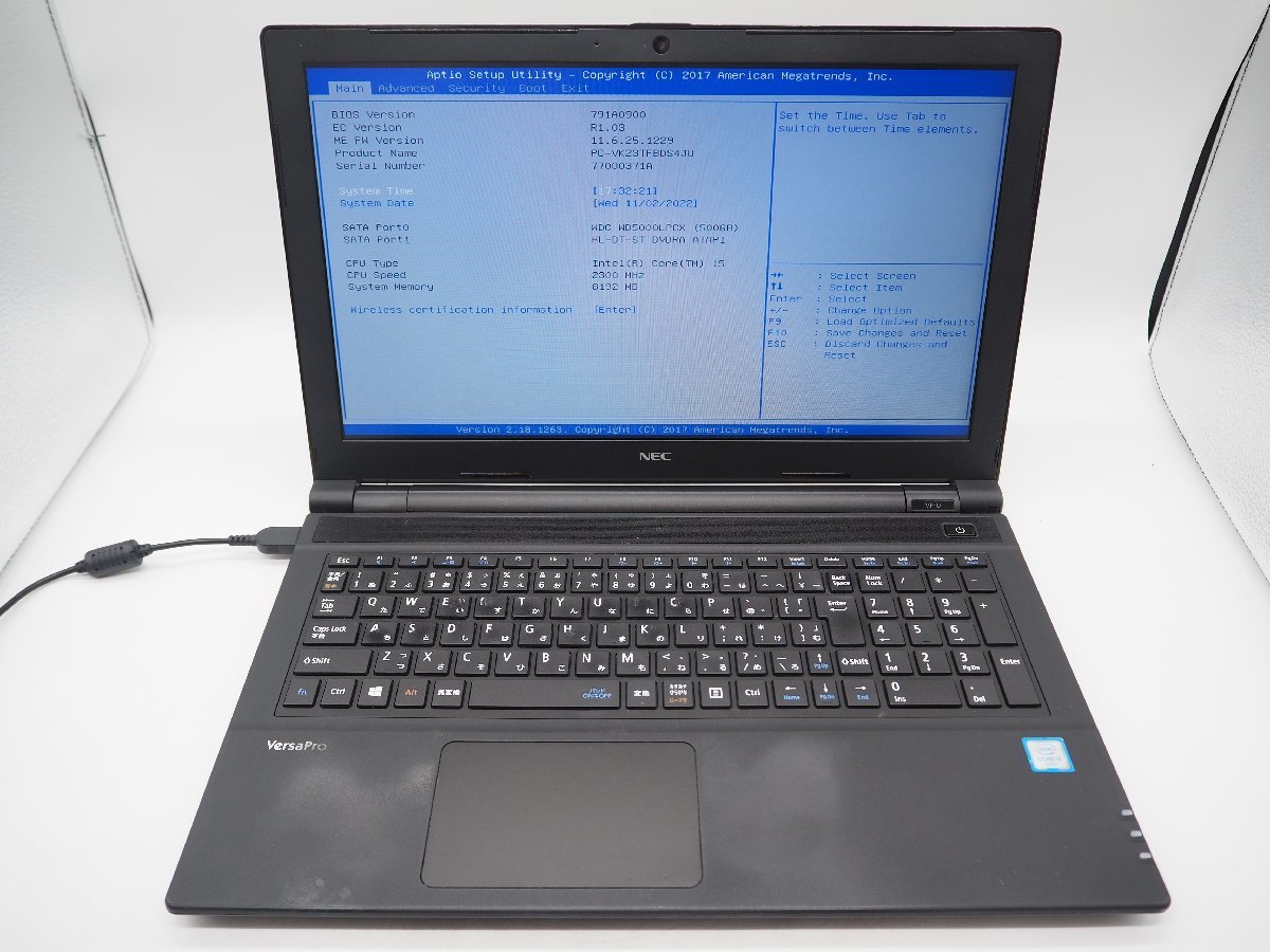 ★★超高速 NEC VersaPro VB-U/i3-6100U/メモリ4GB/HDD500GB/カメラ/Win10★★ の落札情報詳細 ...