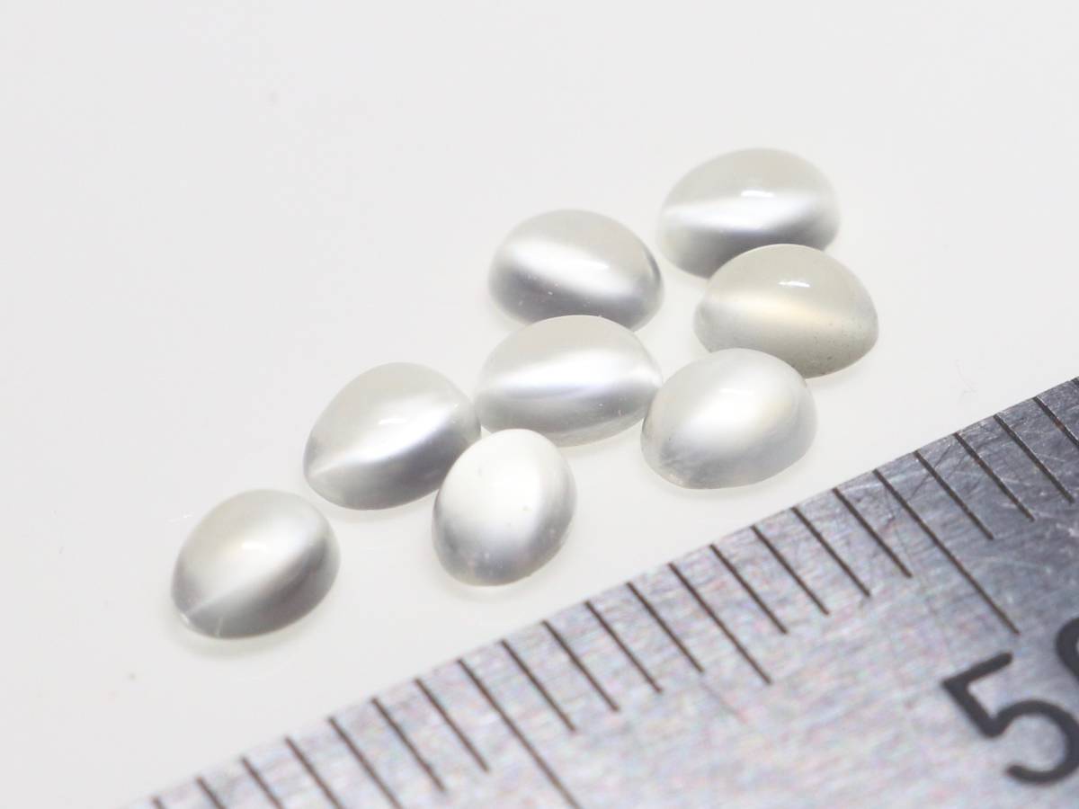 【未使用】ムーンストーンキャッツアイ 3x4mmオーバルカボションシェイプ 8個 1.38ctの落札情報詳細 - Yahoo!オークション落札価格検索 オークフリー