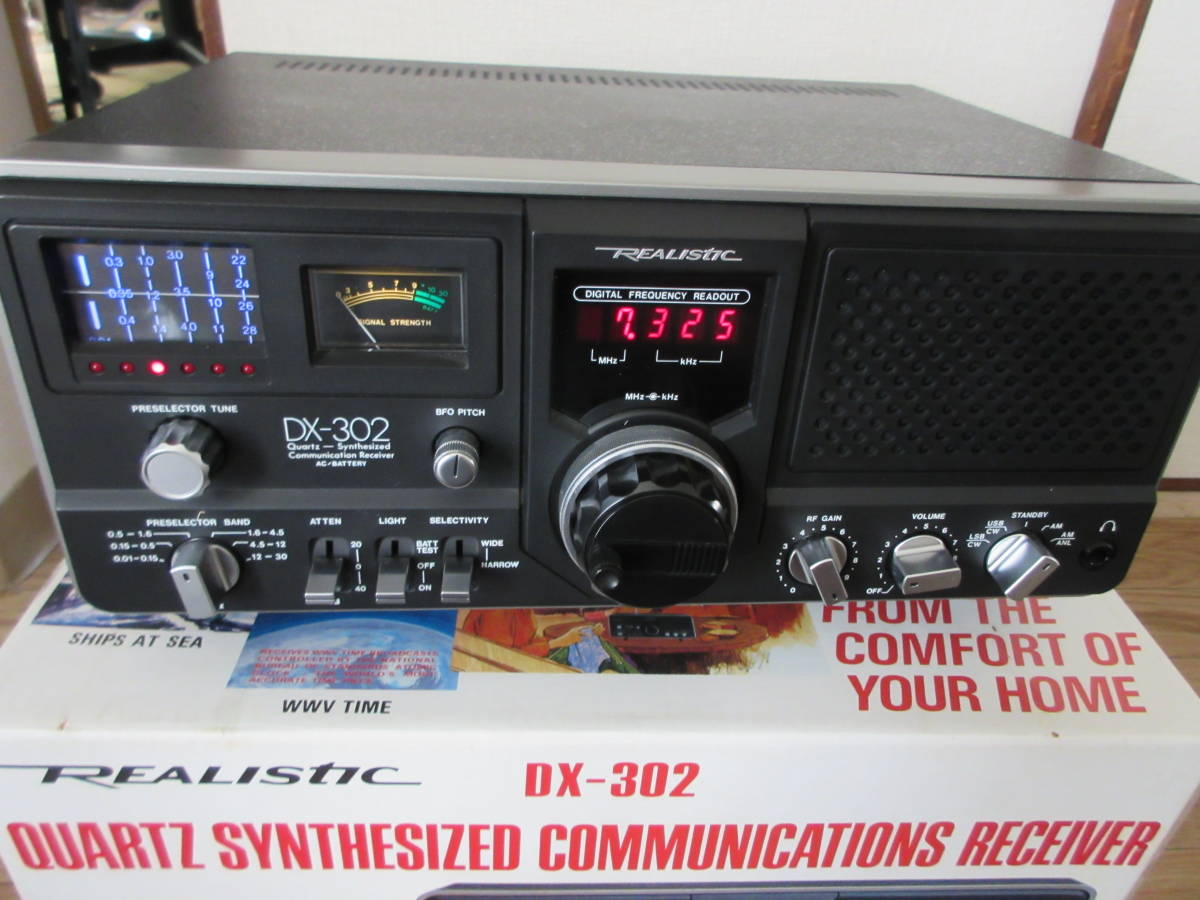【未使用に近い】★新品同様！DX-302☆REALISTIC☆リアリスティック☆受信機☆BCLラジオ☆レシーバー☆ の落札情報詳細| ヤフオク ...