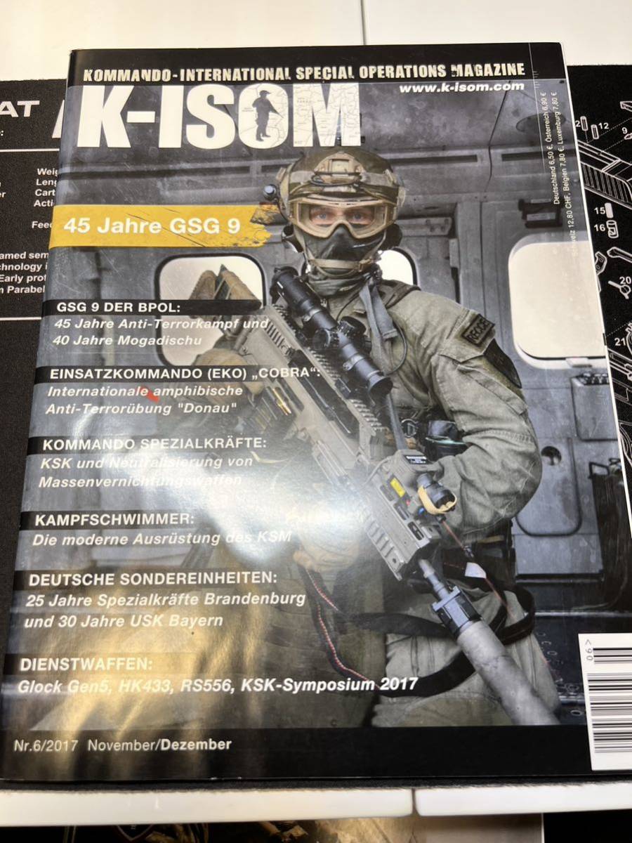 【目立った傷や汚れなし】K-lSOM 欧州LE 特殊部隊写真集雑誌 GSG9 COBRA ドイツ警察 HK433など(G36 hk H&K ...