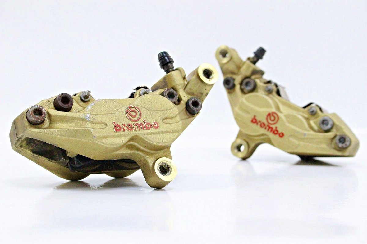 【傷や汚れあり】現状品 brembo ブレンボ XJR400 ブレーキ キャリパー 部品取り レストアベース ジャンク 12-H033Y/1/ ...