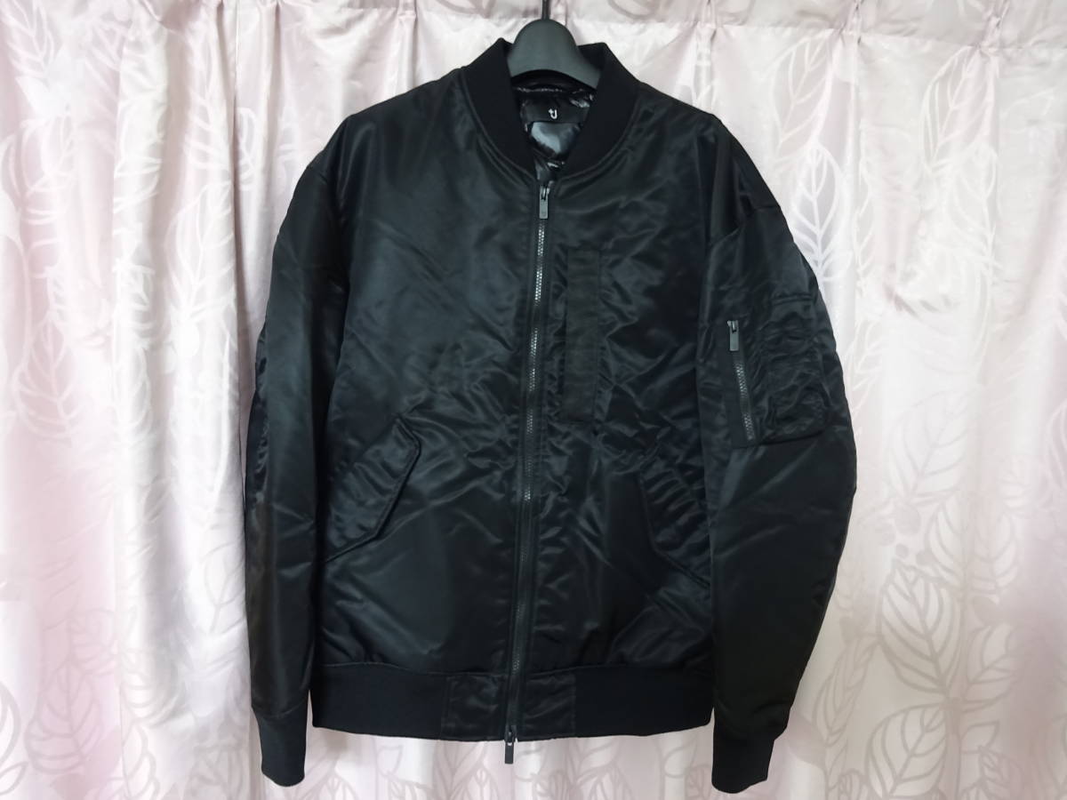 【未使用に近い】超美品★UNIQLO+J ハイブリッドダウン★MA-1 ブルゾン ジル・サンダーコラボの落札情報詳細 - ヤフオク落札価格検索 オークフリー