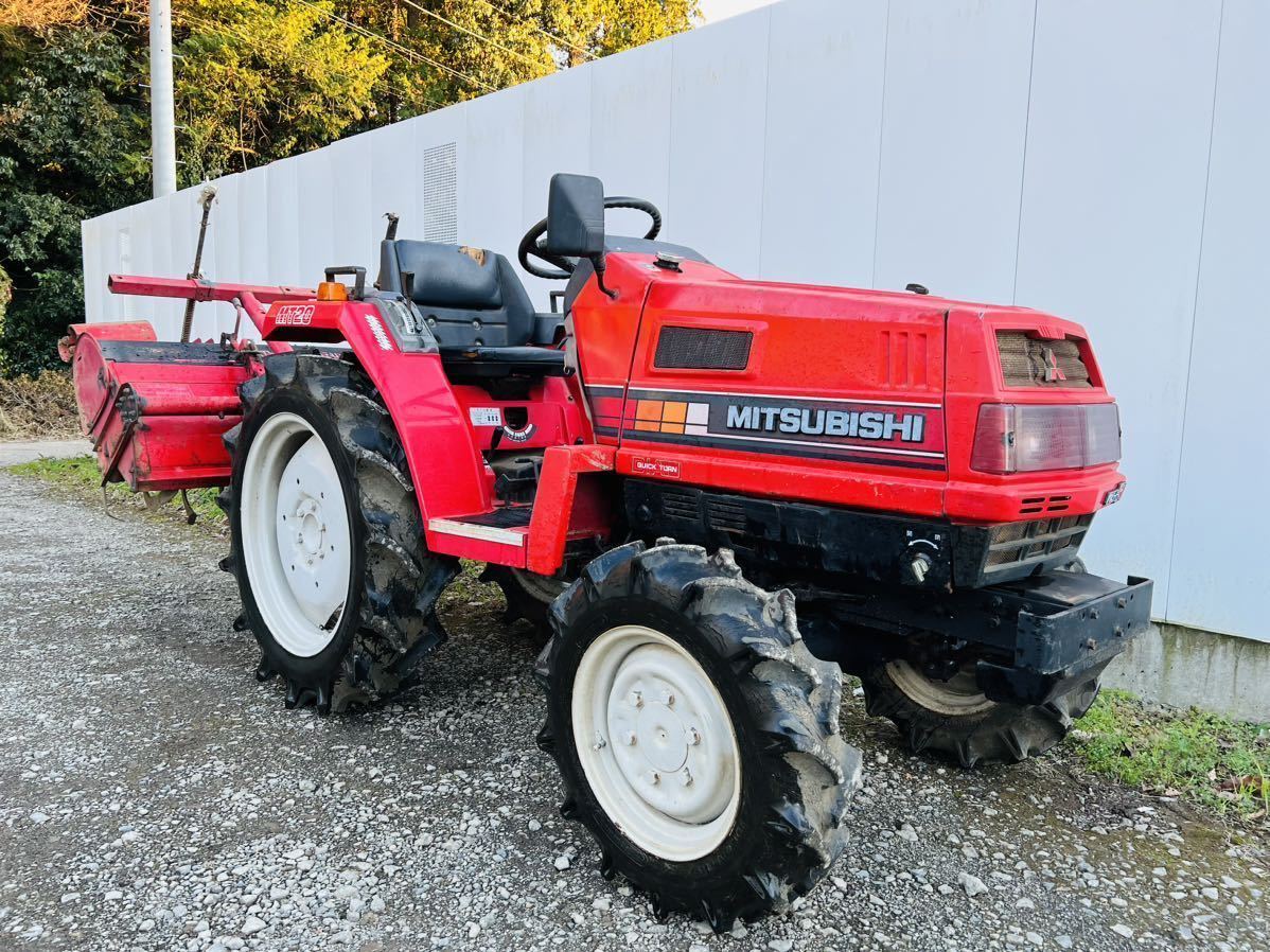 【やや傷や汚れあり】三菱 トラクター /4WD/軽油/MT20/545時間 /20馬力/下取り可能 の落札情報詳細| ヤフオク落札価格情報 オークフリー