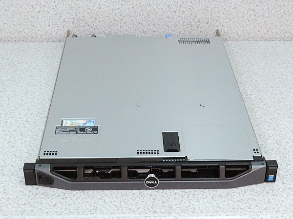 【傷や汚れあり】 〇 DELL PowerEdge R430 Xeon E5-2630 V3 2.40GHz/RAM 16GB/HDD 600GB×2/iDRAC Express/RAID ...
