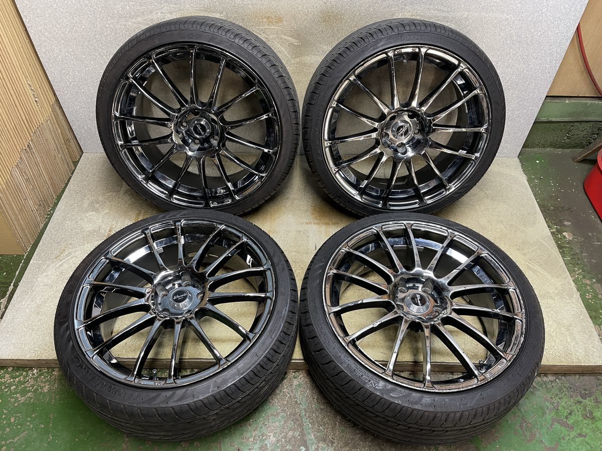 【やや傷や汚れあり】社外品 19インチ 19x8JJ 9JJ +38 114.3/5H、235/35R19 (91Y) 265/30R19 (93Y) NANKANG NOBLE SPORT ...